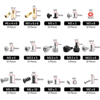 502pc Computer Screws Assortment Kit,Motherboard Standoff Risers Screw ...
