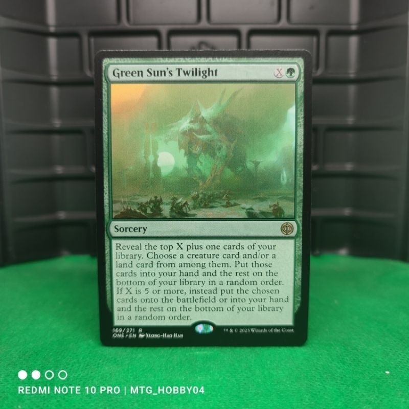 Green Sun's Twilight - mtg phyrexia | Shopee Philippines