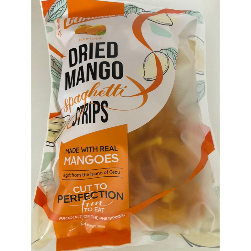 Guadalupe Dried Mango Spaghetti Strips 500grams | Shopee Philippines