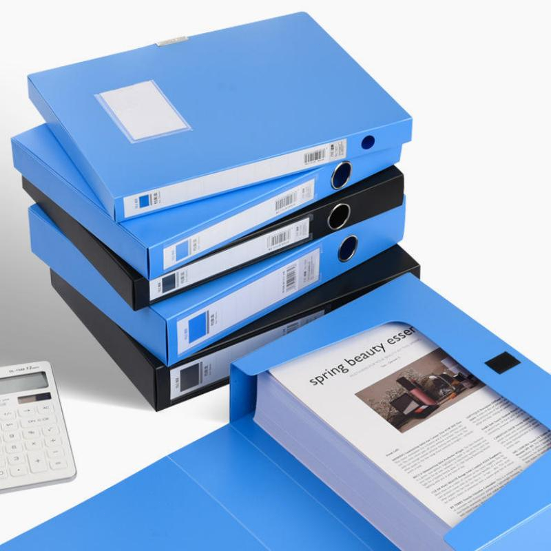 Long File Case PP Solid Color File Case Box Document Case Document ...