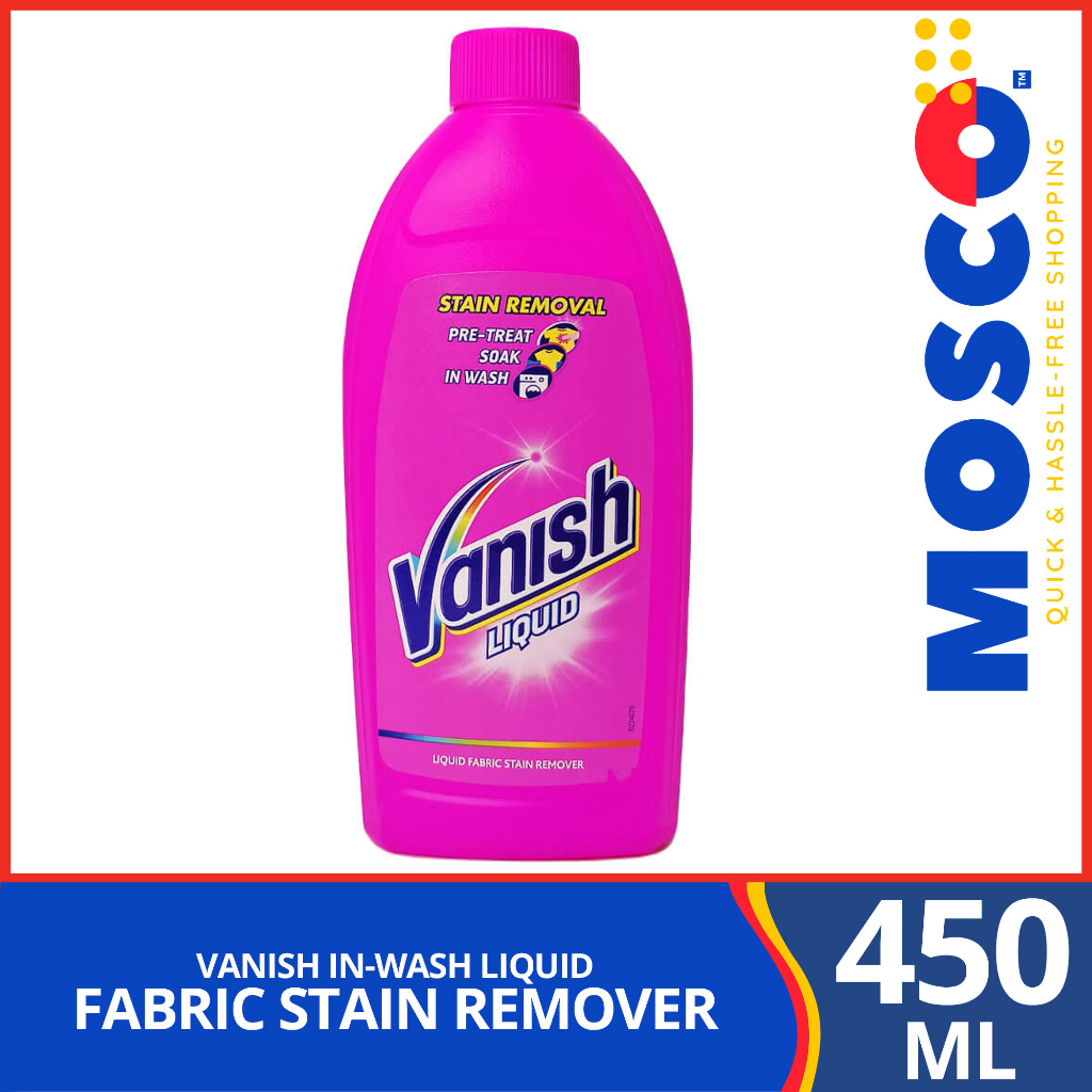 VANISH In-Wash Liquid Stain Remover 450mL | Shopee Philippines