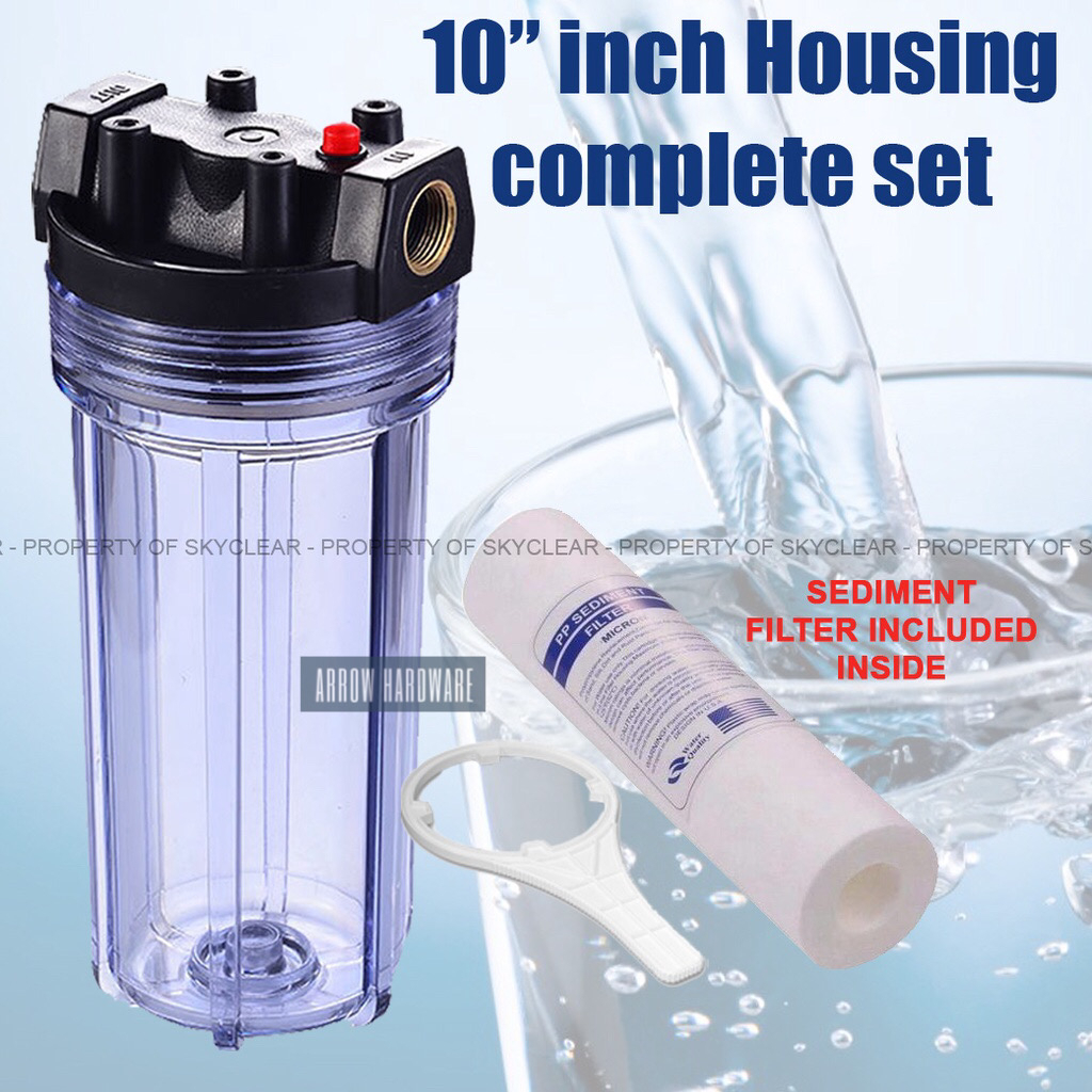 3/4 Clear Housing with Spanner/Bracket Purifier | Shopee Philippines