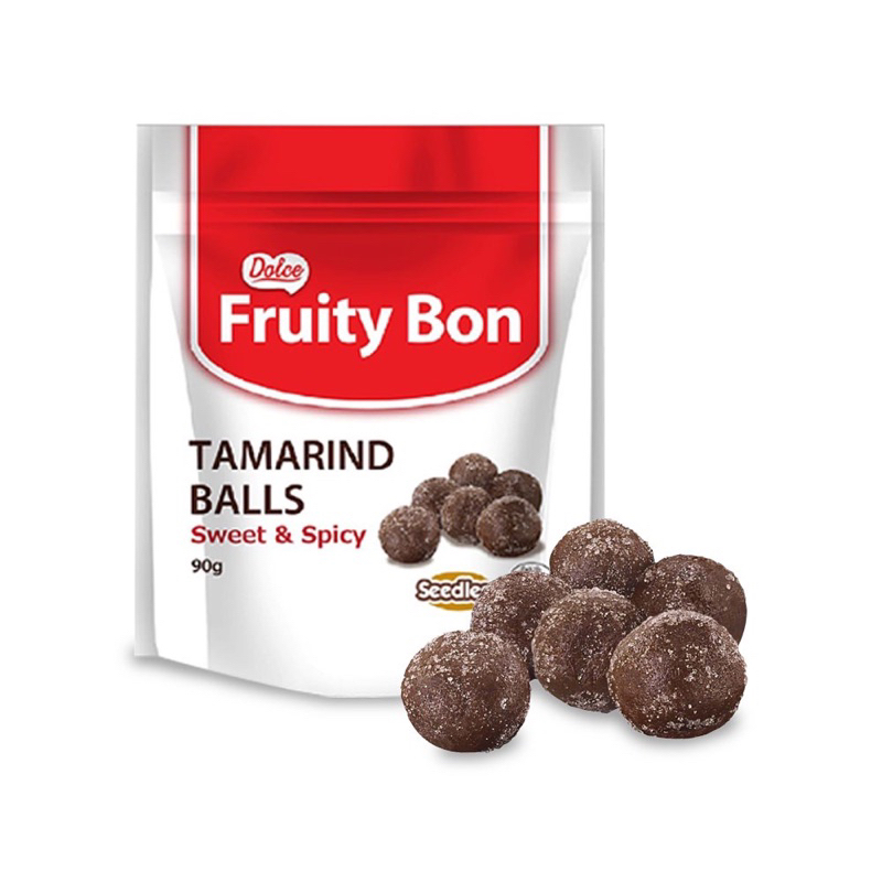 Dolce Fruity Bon Tamarind Balls Sweet and Spicy 90g | Shopee Philippines