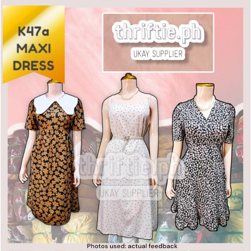 K47a MAXI DRESS BALE / UKAY BULTO | Shopee Philippines