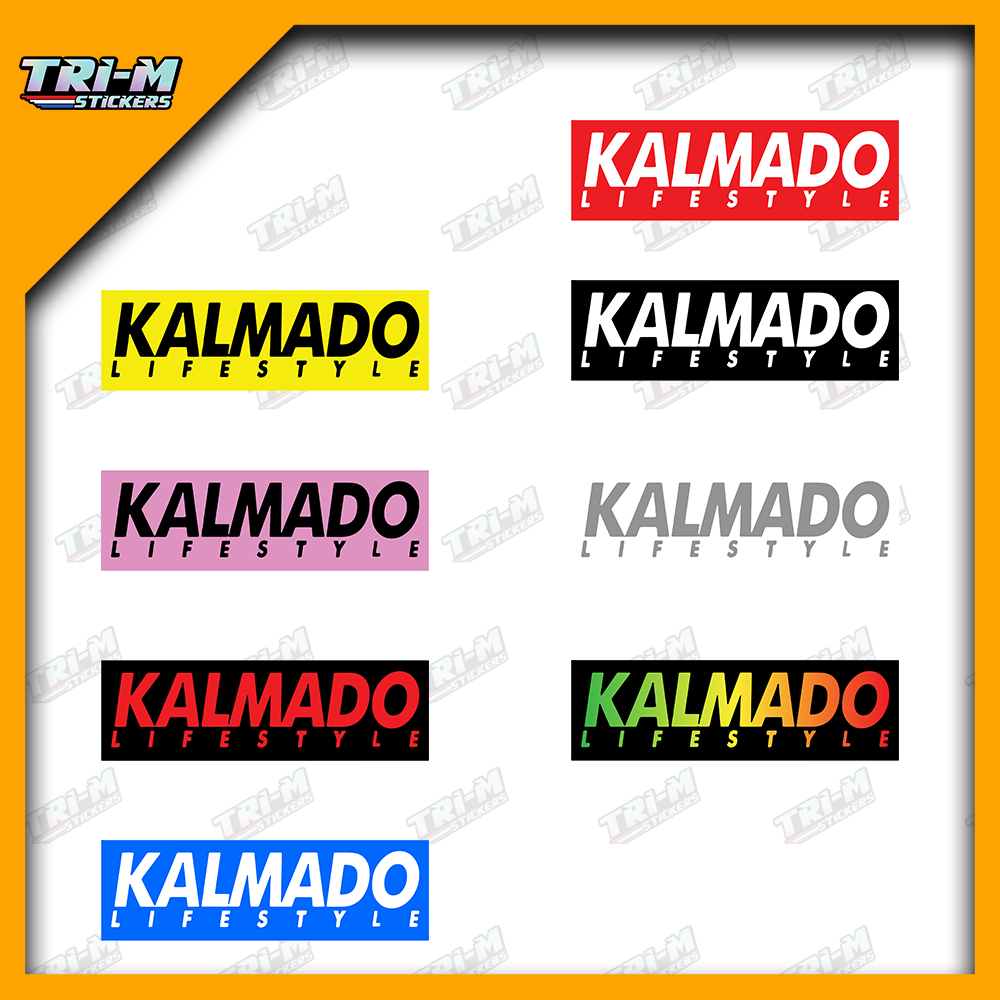 Kalmado Highquality and Waterproof Sticker For Motorcycle ,Bicycle, Car and Laptop #2 | Shopee ...