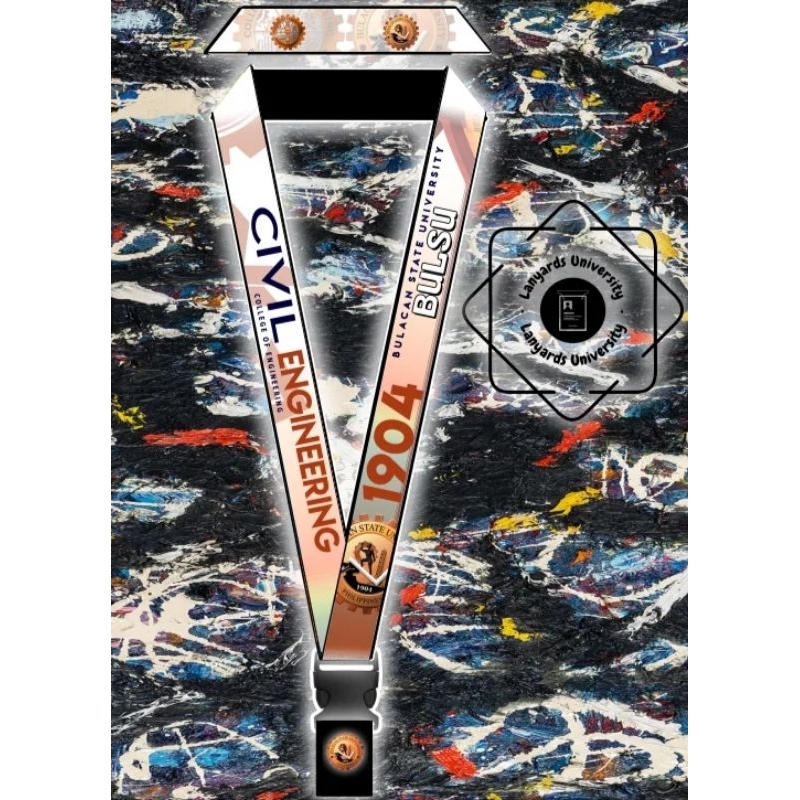 BULSU BULACAN STATE UNIVERSITY , ENGINEERING COURSE ID LACE LANYARD ...