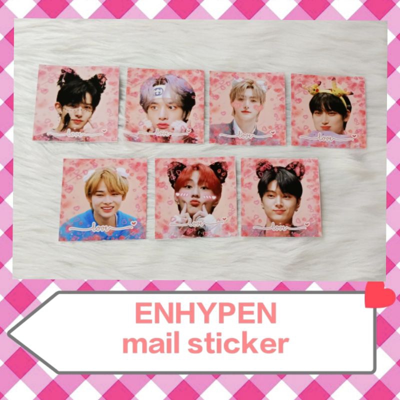 ENHYPEN MAIL STICKER | Shopee Philippines