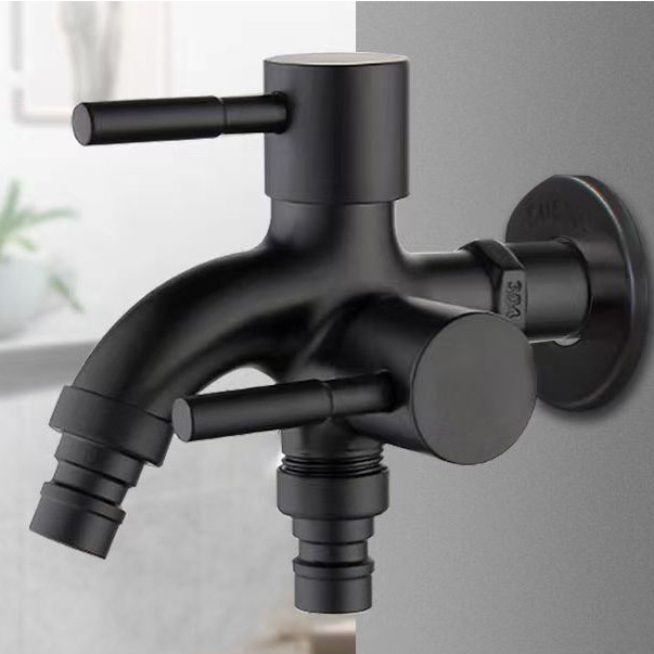 SUS304 Black 2 Way Faucet Stainless Steel Two Way Function Shower ...