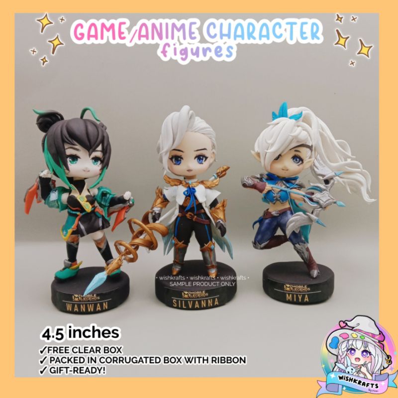 MLBB Heroes Chibi Inspired Handcrafted | Shopee Philippines