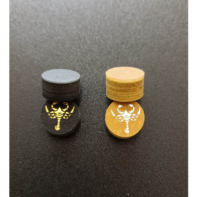 Any 1 pc Scorpion laminated Billiard cue tip /tip ng tako sa lamesa ng ...