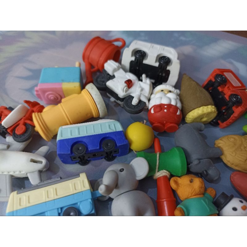 Iwako Eraser (unsealed/used), Cute Animal Figure Eraser Collectible ...