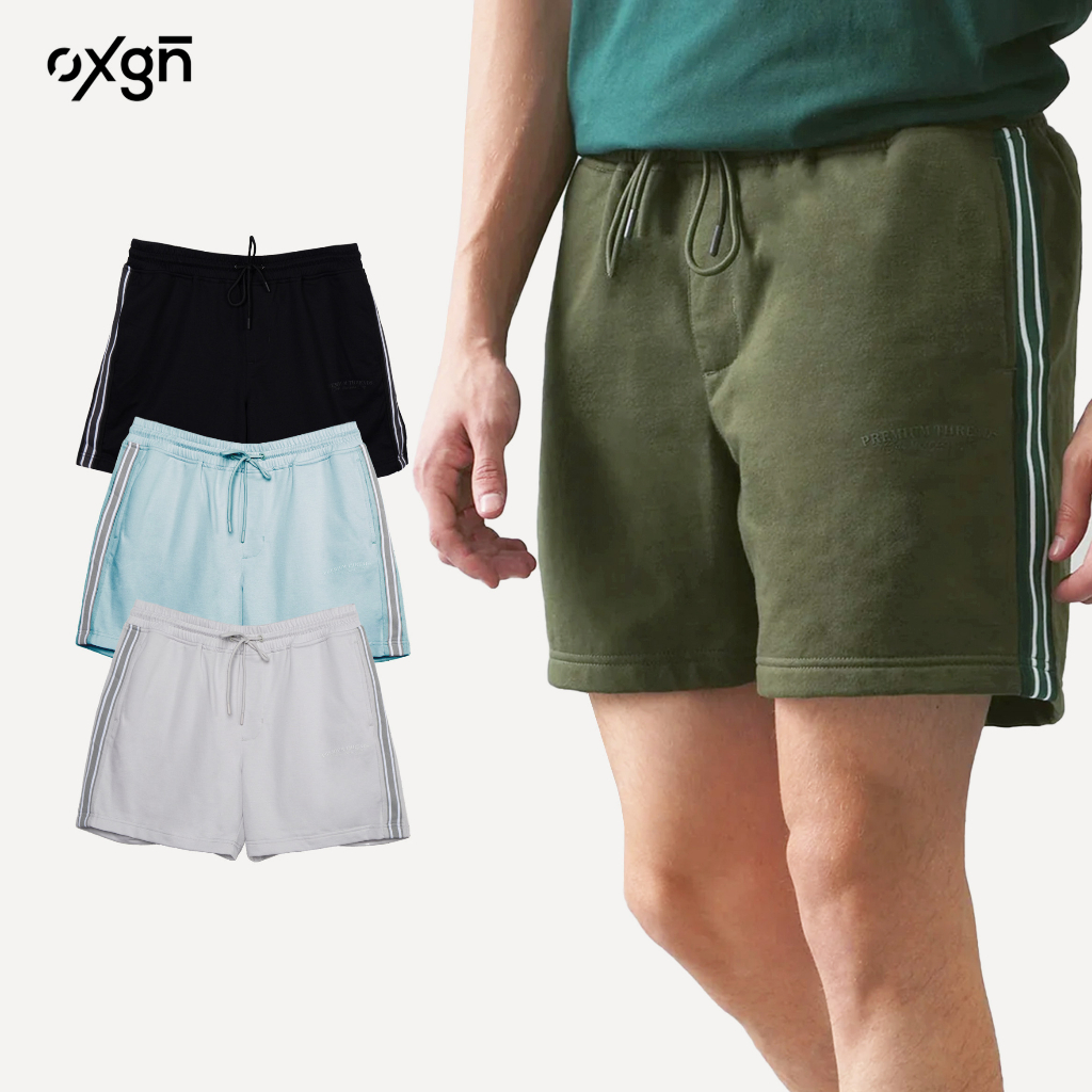 OXGN Premium Threads Regular Fit Shorts With Side Taping For Men And ...