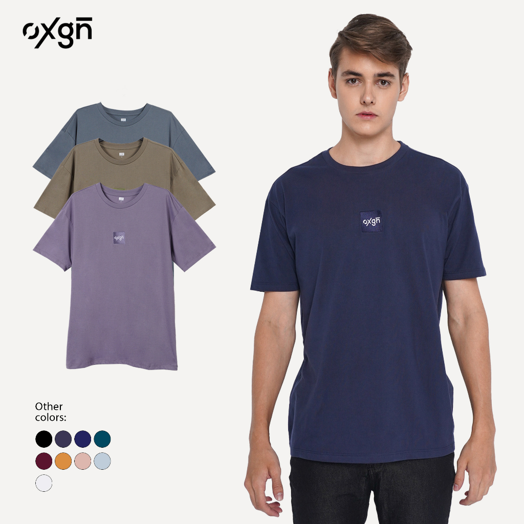OXGN Generations Logo Embroidered T-Shirt For Men | Shopee Philippines