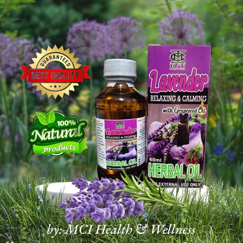 MCI LAVENDER OIL (HOT MENTHOL & RELAXING OIL) 60ml | Shopee Philippines