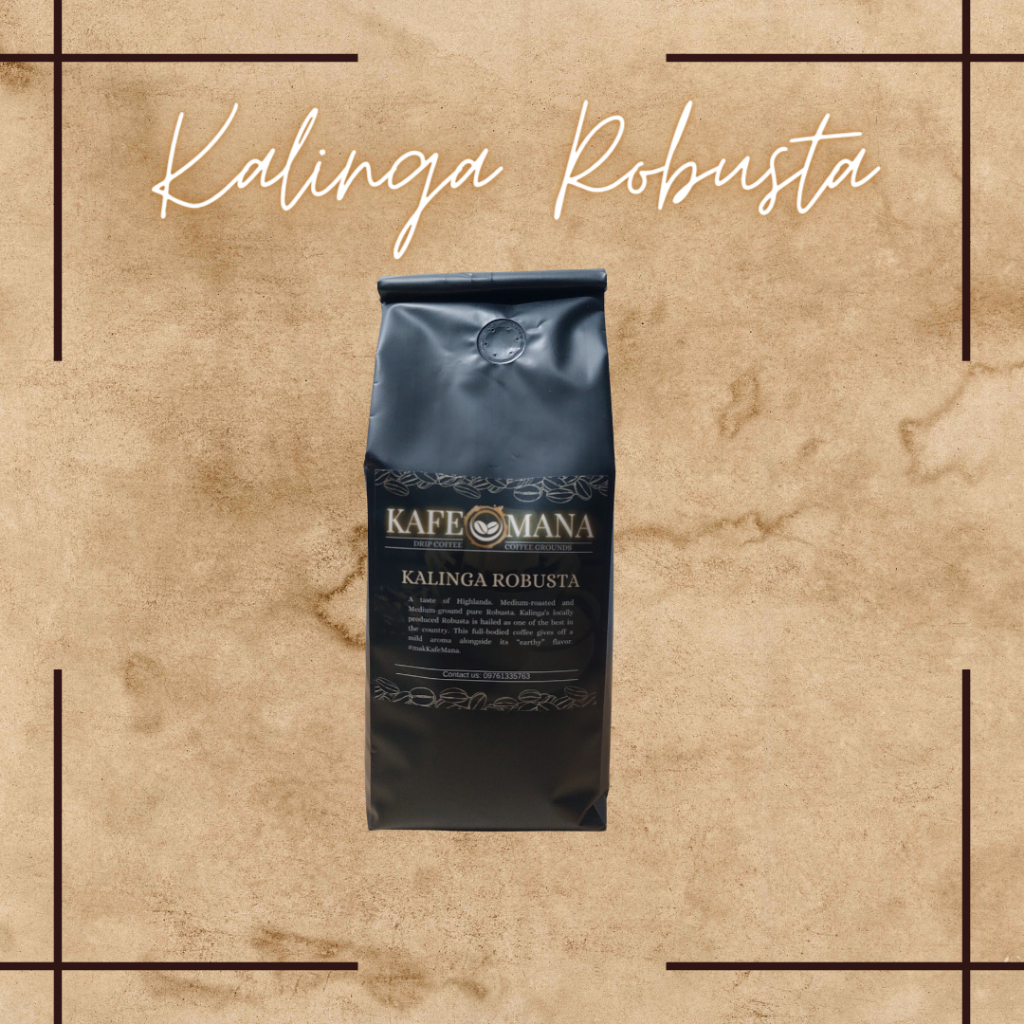 KAFE MANA Kalinga Robusta 500g Medium Grind Medium Roast Organic ...