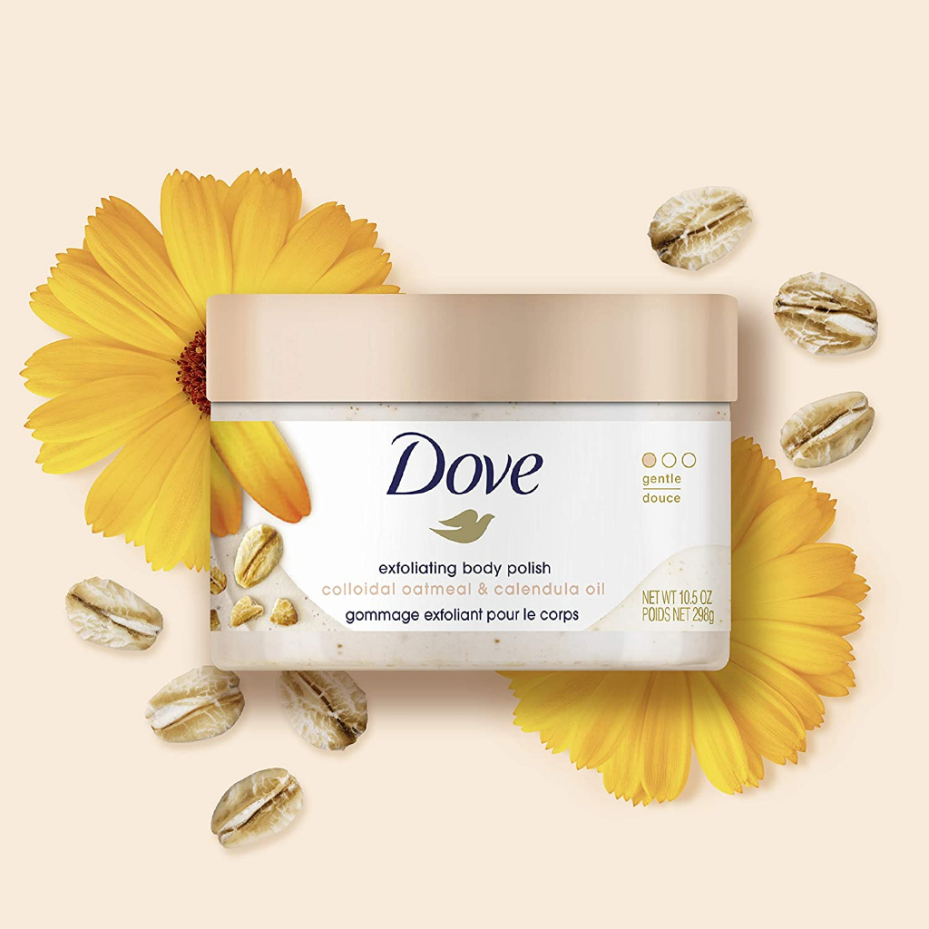 AUTHENTIC Dove Exfoliating Body Polish | Body Scrub 10.5oz | Shopee ...