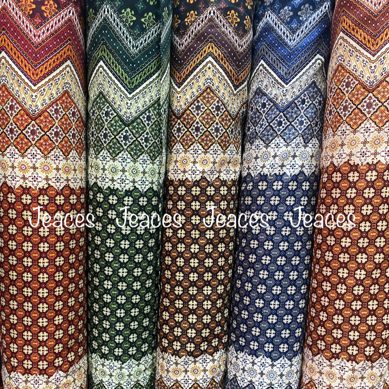 Batik Print Cotton #84 (45" width) FABRIC SOLD PER YARD | Shopee ...