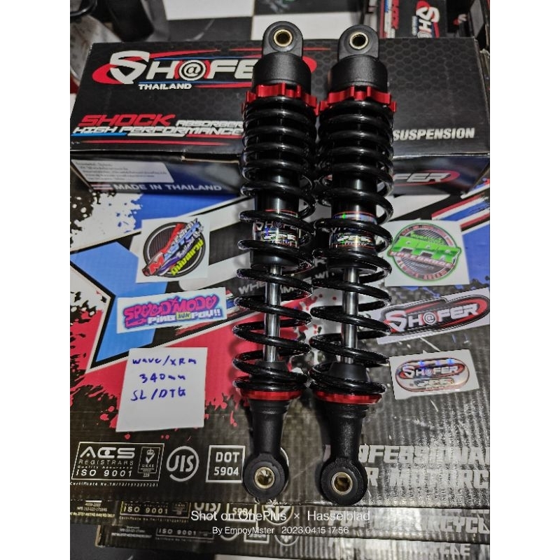 Shafer x Showa SL DTG & FG gas type shock 320mm 340mm wave, xrm nice ...