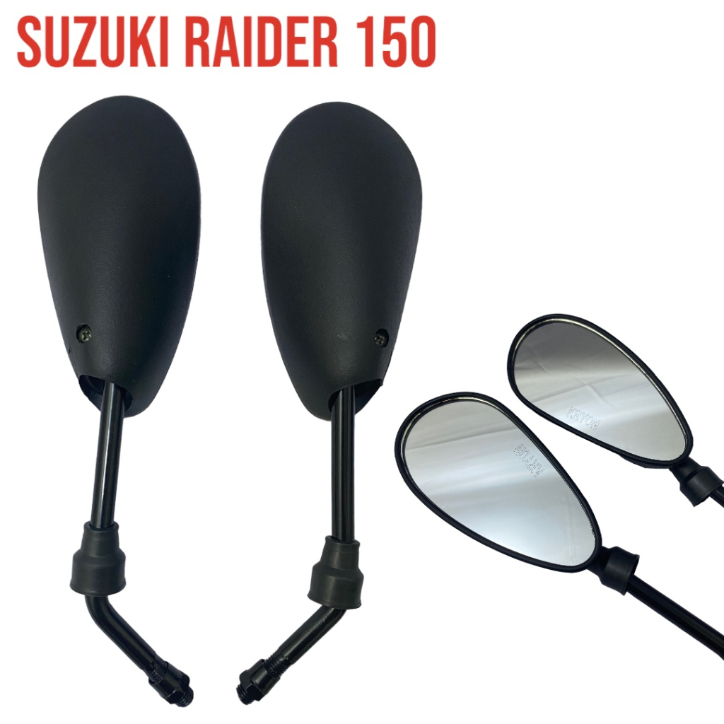 DNF SHOP SUZUKI Raider 150 SIDE MIRROR Long Stem Left And Right 8MM ...