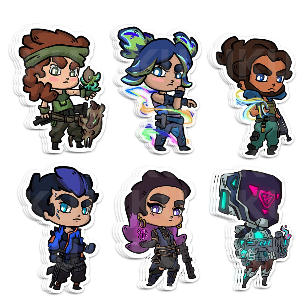 Valorant Agents 2 - Vinyl Sticker | Shopee Philippines