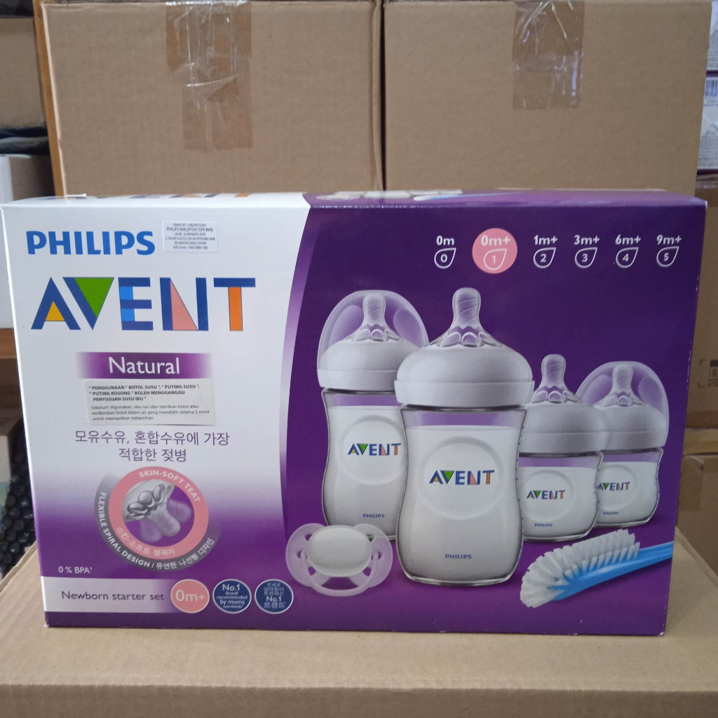 BEST SELLER! AUTHENTIC Philips Avent Natural Newborn Starter Set (NEW ...