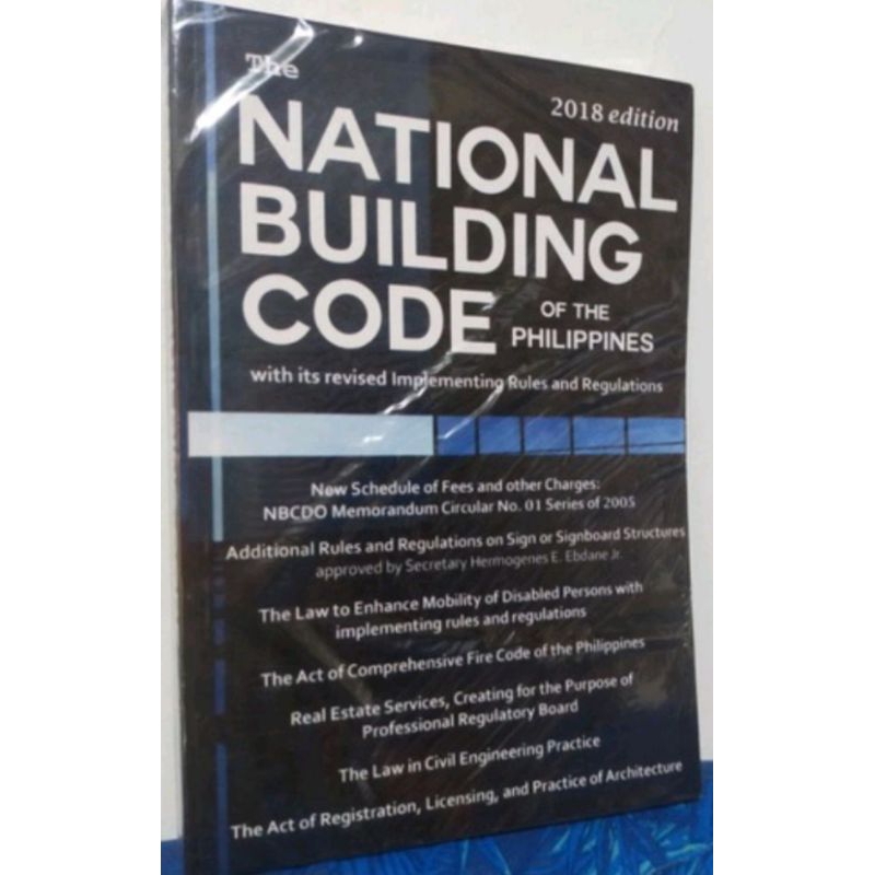 THE NATIONAL BUILDING CODE OF THE PHILIPPINES 2018 EDITION | Shopee ...