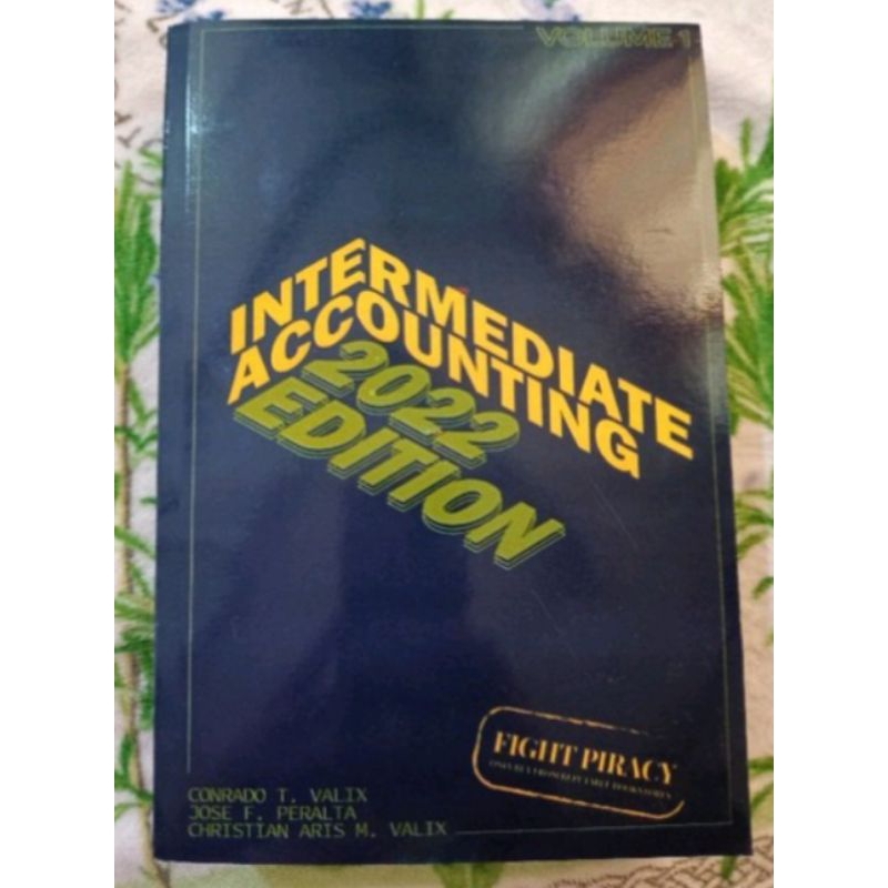 2021 edition INTERMEDIATE ACCOUNTING VOL.1 BY VALIX | Shopee Philippines