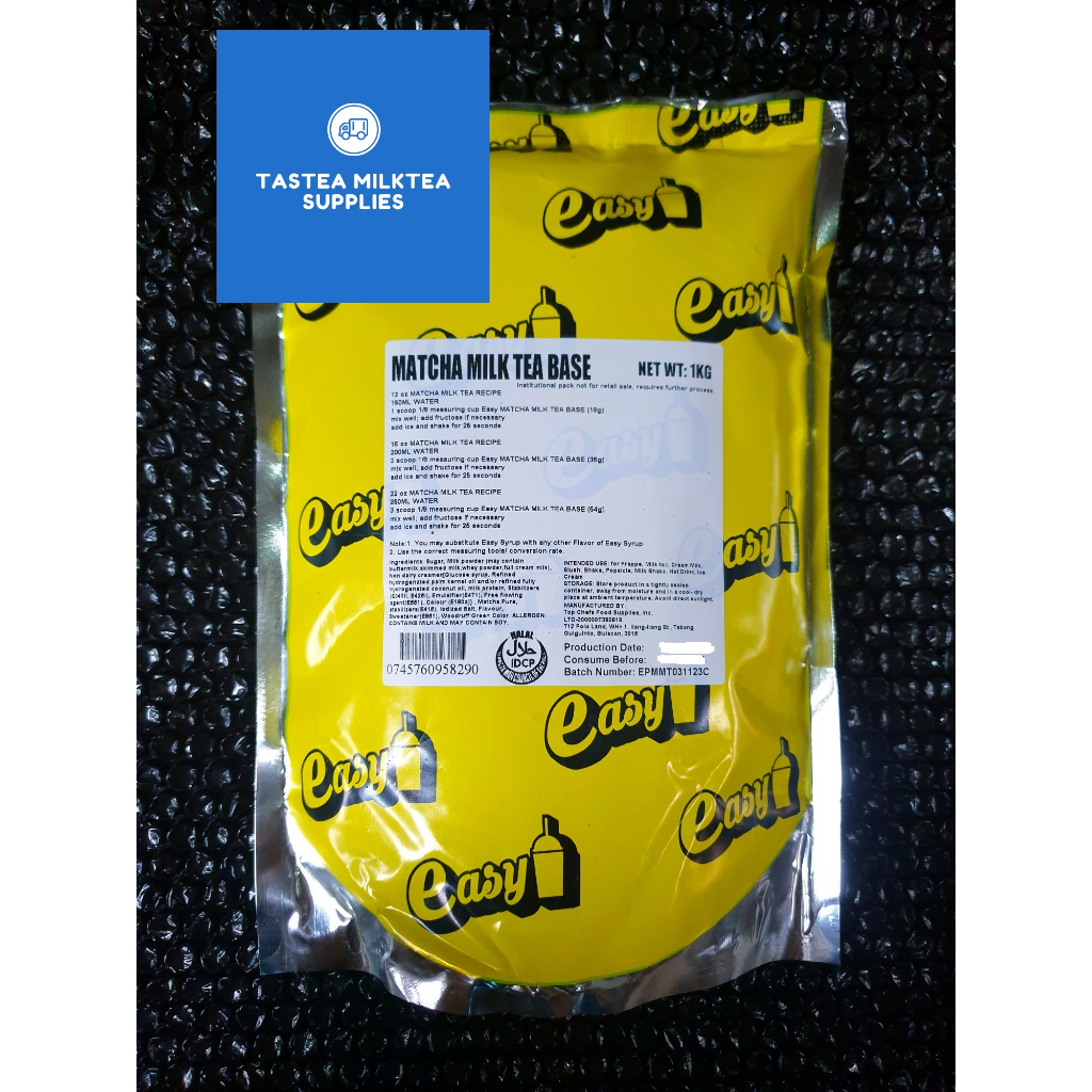 MATCHA CREAM BASE POWDER MILKTEA EASY BRAND - TASTEA MILKTEA SUPPLIES ...
