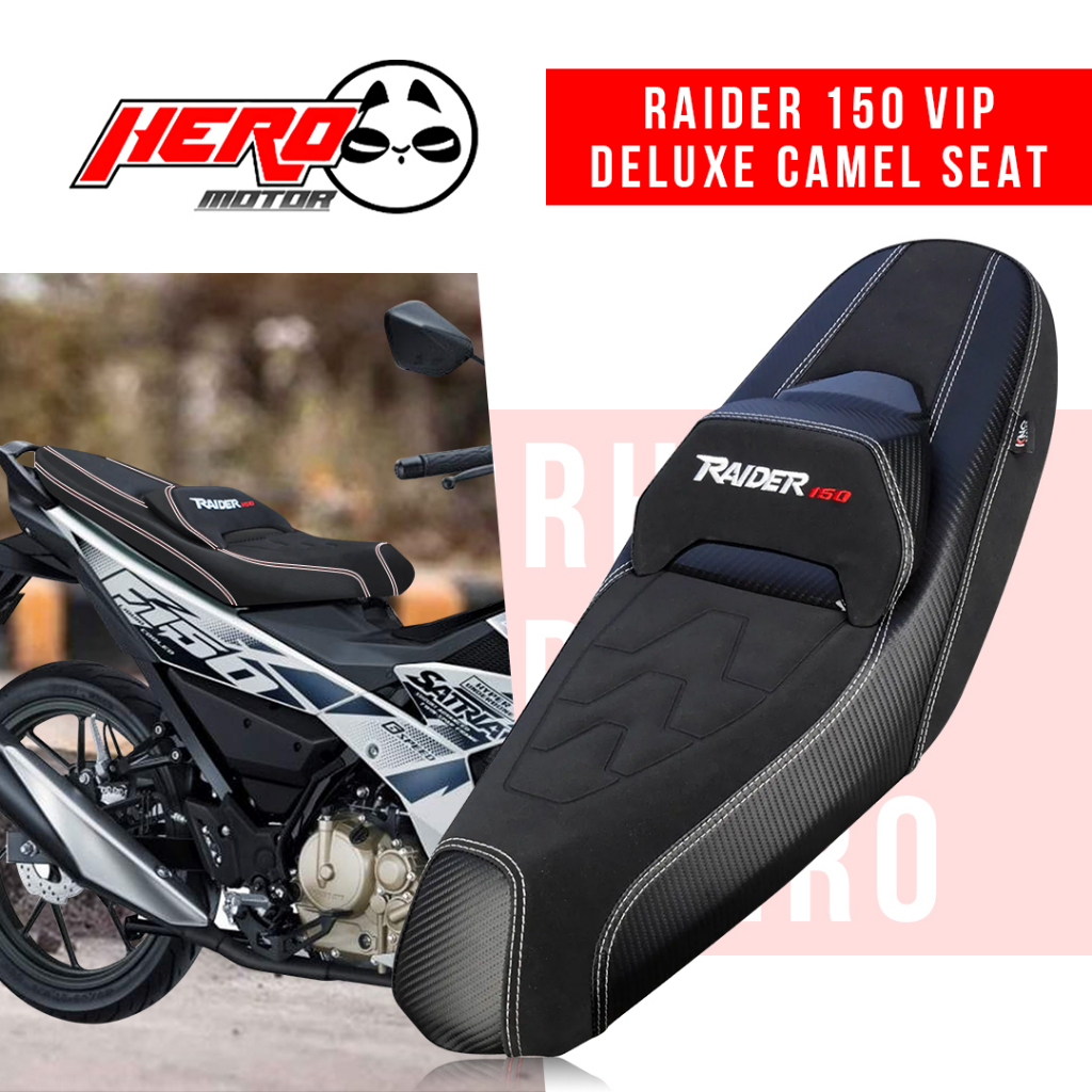Suzuki Raider 150 Carb Type VIP Deluxe Camel Seat Suede And Leather ...