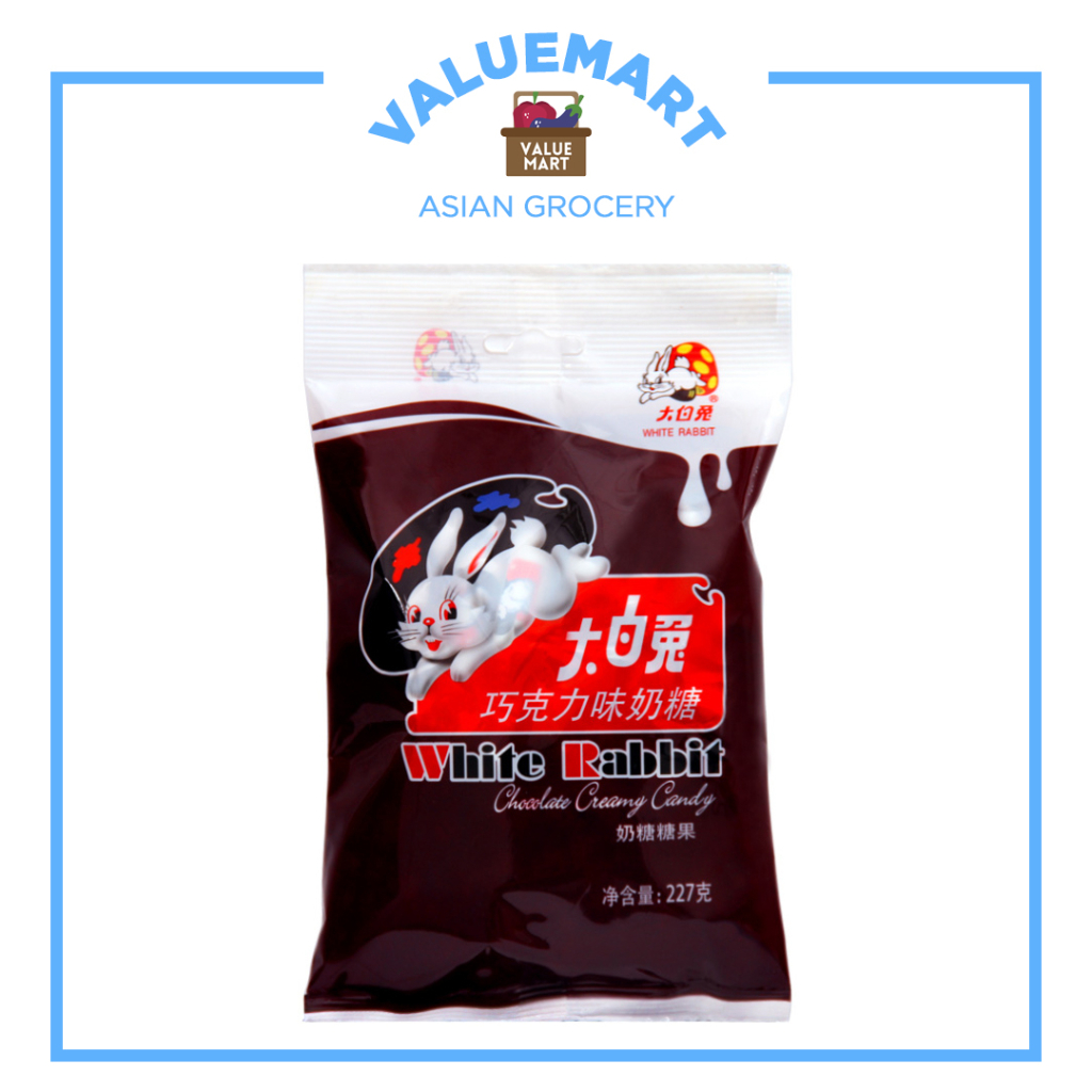 White Rabbit Chocolate Flavored Creamy Milky Candy with Edible Rice ...