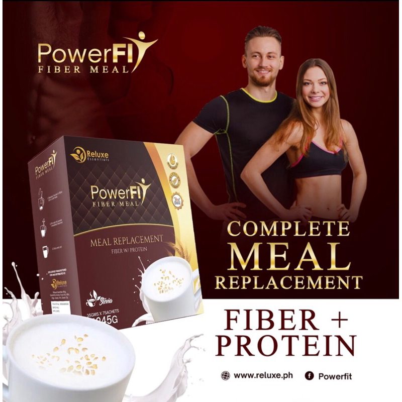 PowerFIT Fiber Meal (Meal Replacement w/ Fiber & Protein) 35x7sachets | Shopee Philippines