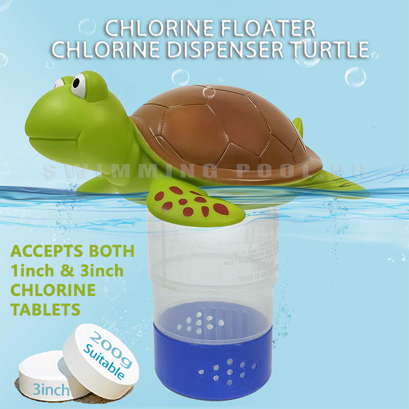 7 Inch Floating Pool Chlorine Dispenser | Fits 1" to 3" Tablets ...