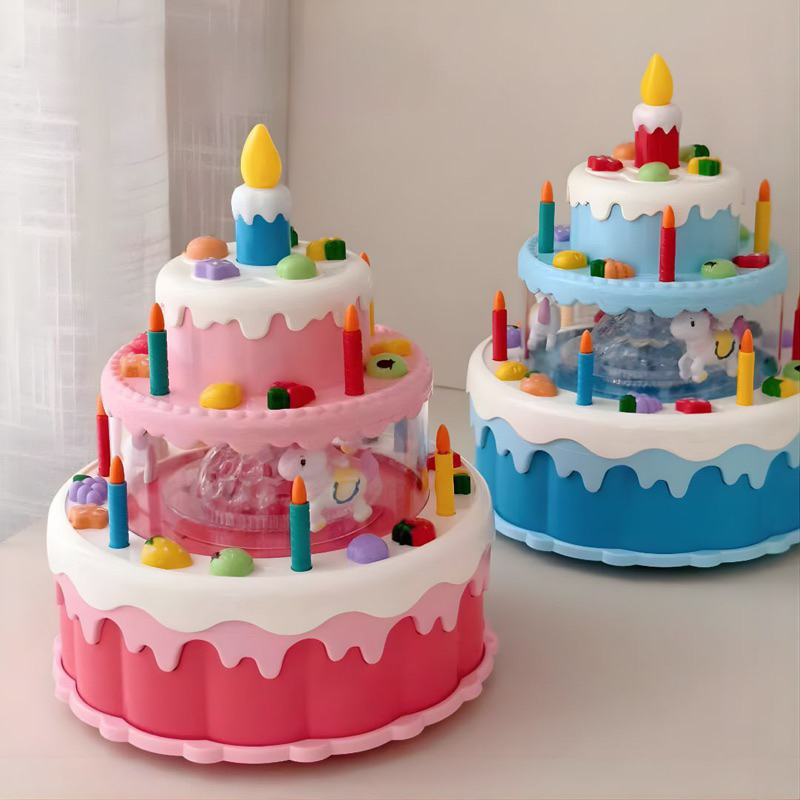 Rotating Birthday Cake / Birthdah Cake Toy | Shopee Philippines