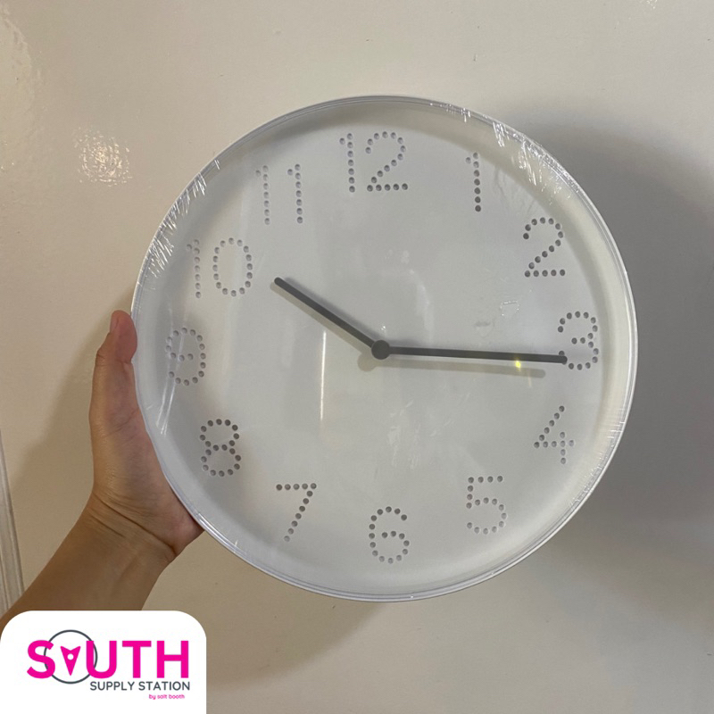 IKEA TROMMA Wall clock, low-voltage/white, 25 cm (9 ¾ ") | Shopee ...