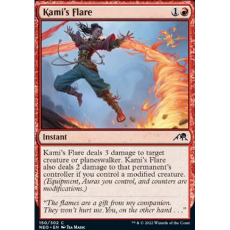 Kami's Flare - NEO - Common - MTG Cards (WotC) | Shopee Philippines