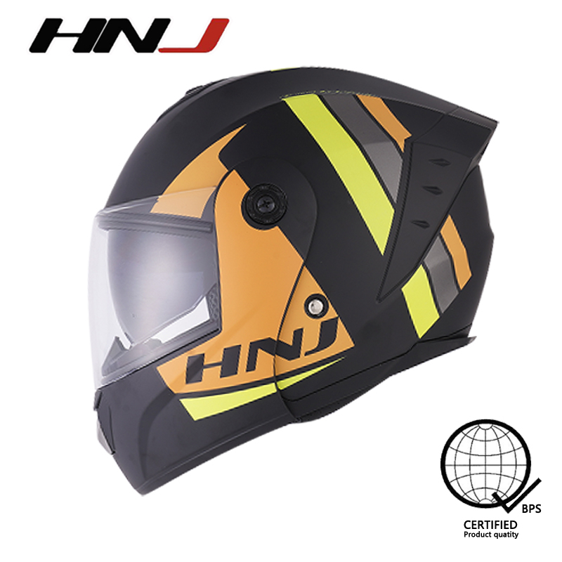 HNJ 937 Men's Modular Helmet Full Face Motorcycle Dual Visor Women's ...