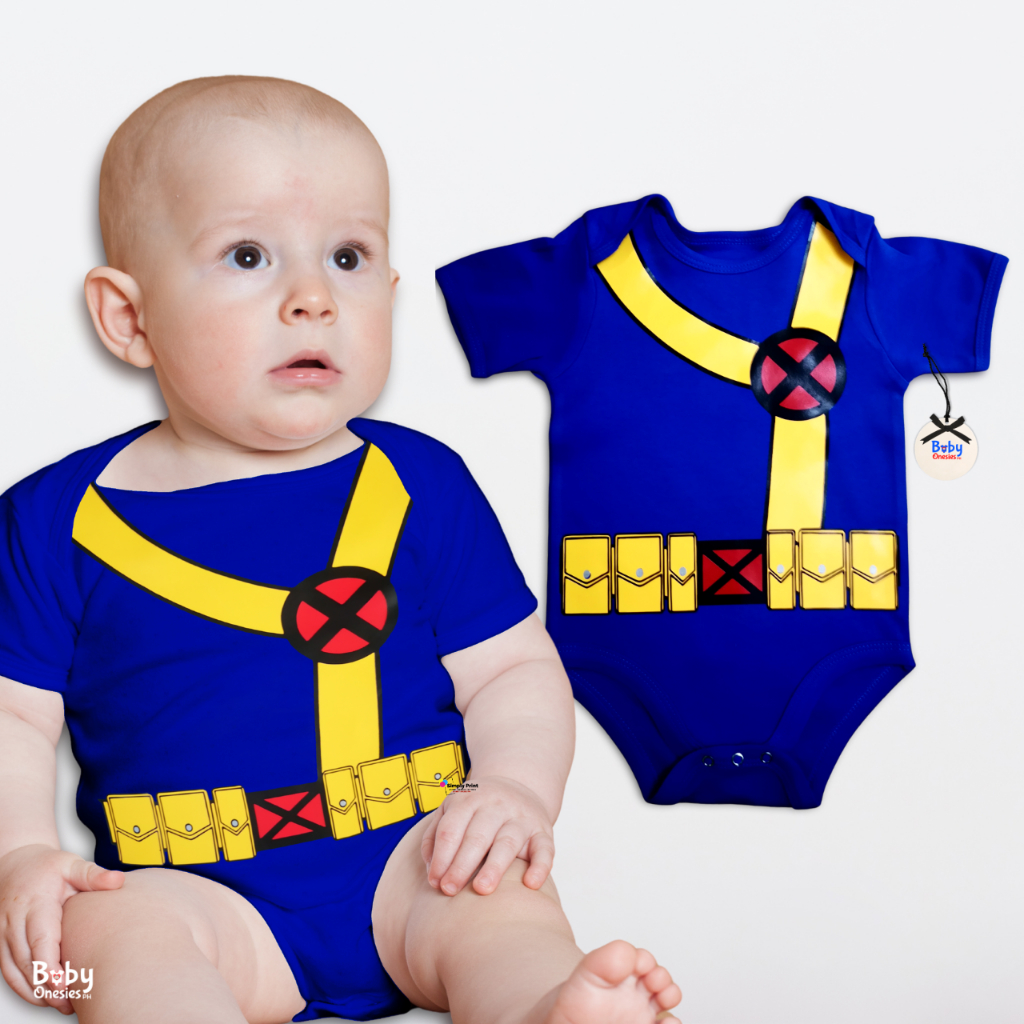 Baby Onesies PH Cyclops Superhero Baby Onesie 0-12 months Cotton ...