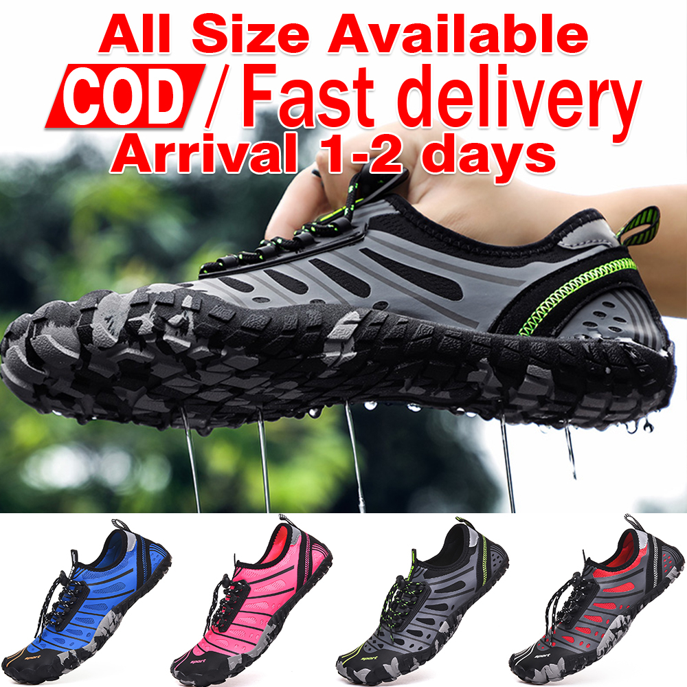 Coolloog Unisex Aqua Shoes Rubber Quick Dry Non-slip Water Fishing ...