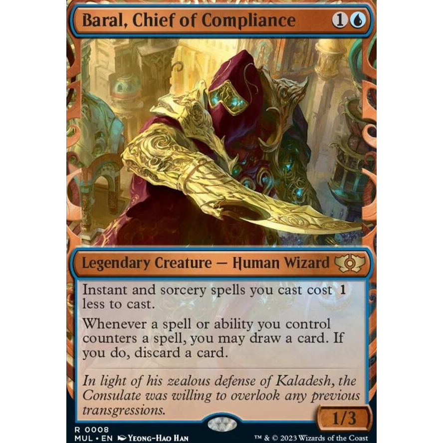 Baral, Chief of Compliance - MUL - Rare - MTG Cards (WotC) | Shopee ...