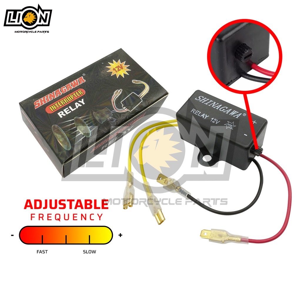 LION Motorcycle Interrupter Relay Adjustable Universal | Shopee Philippines