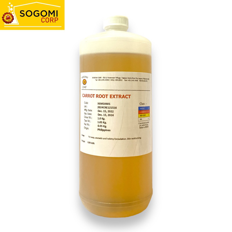 CARROT ROOT EXTRACT (120ML-1KILO) #SOGOMI | Shopee Philippines