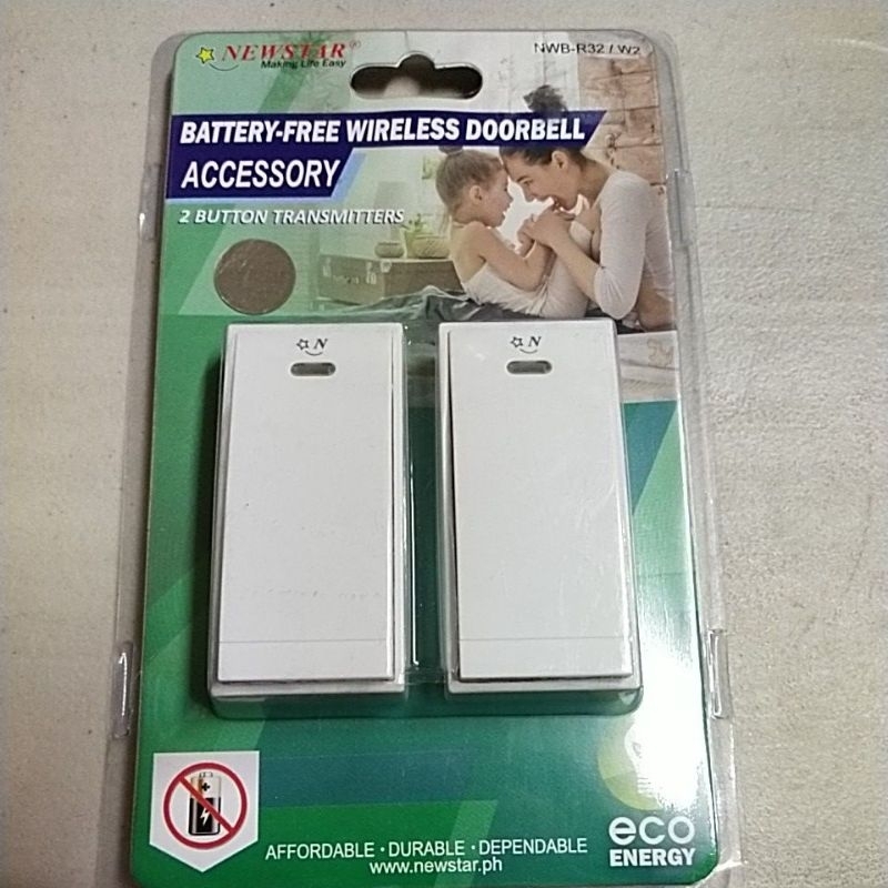 Newstar Battery-Free Wireless Doorbell Accessory | Shopee Philippines