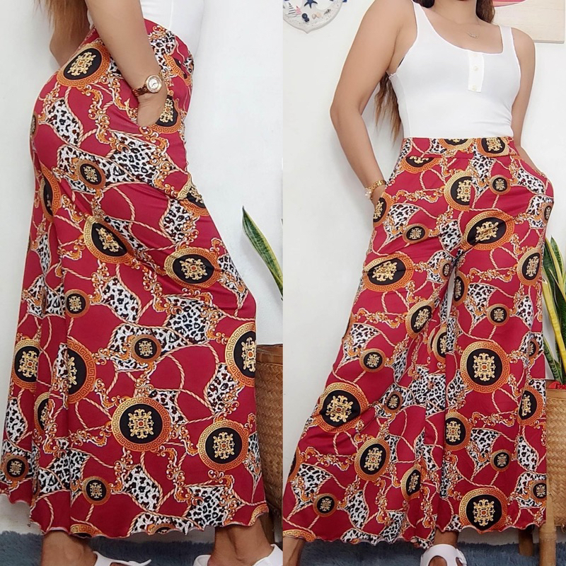 CY WIDE LEG SQUAREPANTS SPANDEX | Shopee Philippines