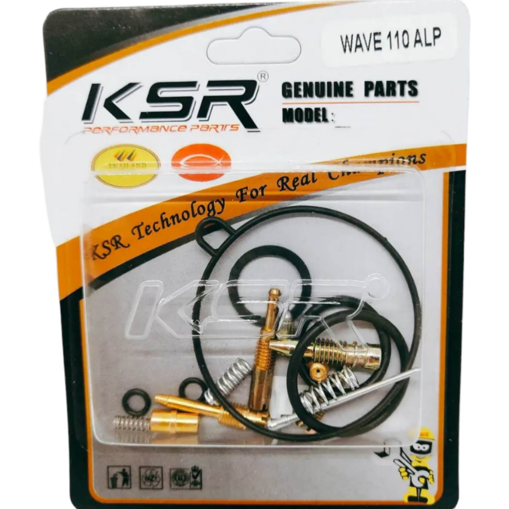 WAVE 110 ALP CARBURATOR REPAIR KIT KSR THAILAND PARTS | Shopee Philippines