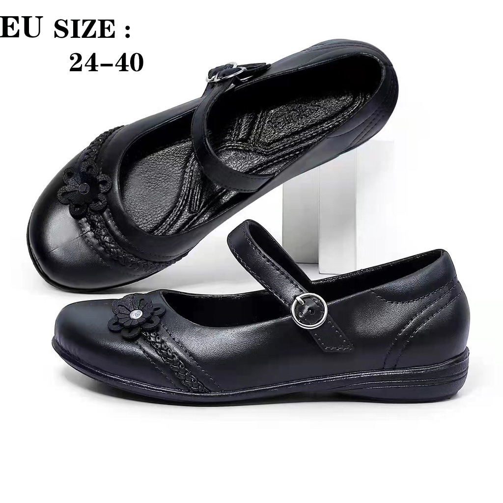 New Shuta girls black school shoes for women and girls shoes Fashion ...