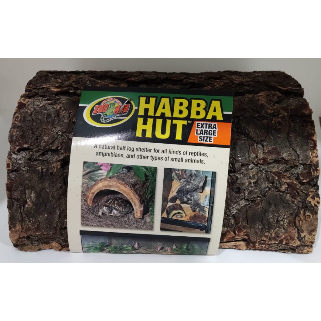 Habba Hut Natural Half Log Hides Shelter Extra Large | Shopee Philippines