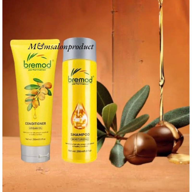 Bremod Performance Argan Oil Shampoo and Conditioner Hair Treatment ...