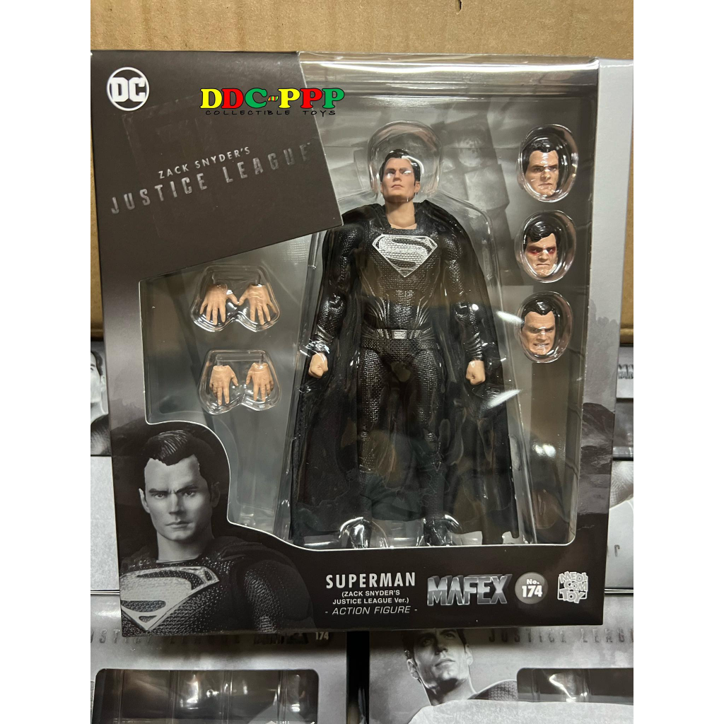 SUPERMAN BLACK SUIT - ZACK SNYDER'S JUSTICE LEAGUE - No. 174 - MAFEX ...
