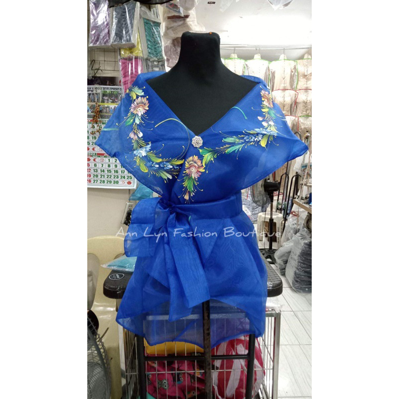 Filipiniana Wrap Around Kimona Painting | Shopee Philippines
