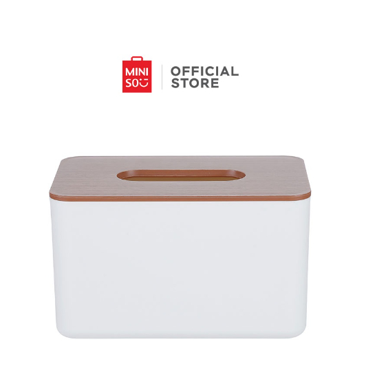 MINISO Imitation Wood Pattern Tissue Box Medium | Shopee Philippines